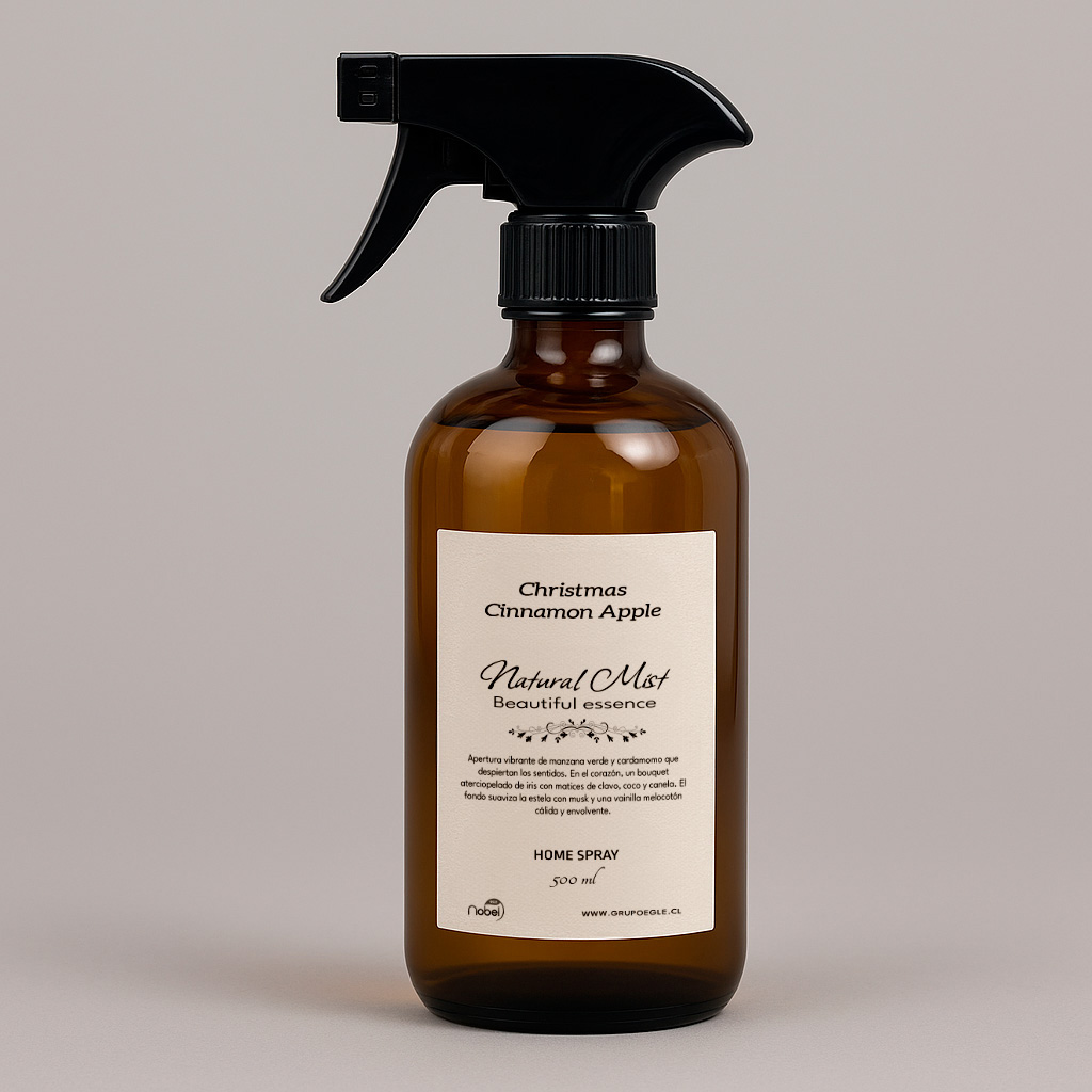Christmas Cinnamon Apple Home Spray 500 Ml - Detergentes Nobel